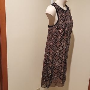 Chelsea & Violet | Dresses | Chelsea Violet Glam Moto Black With Bronze ...